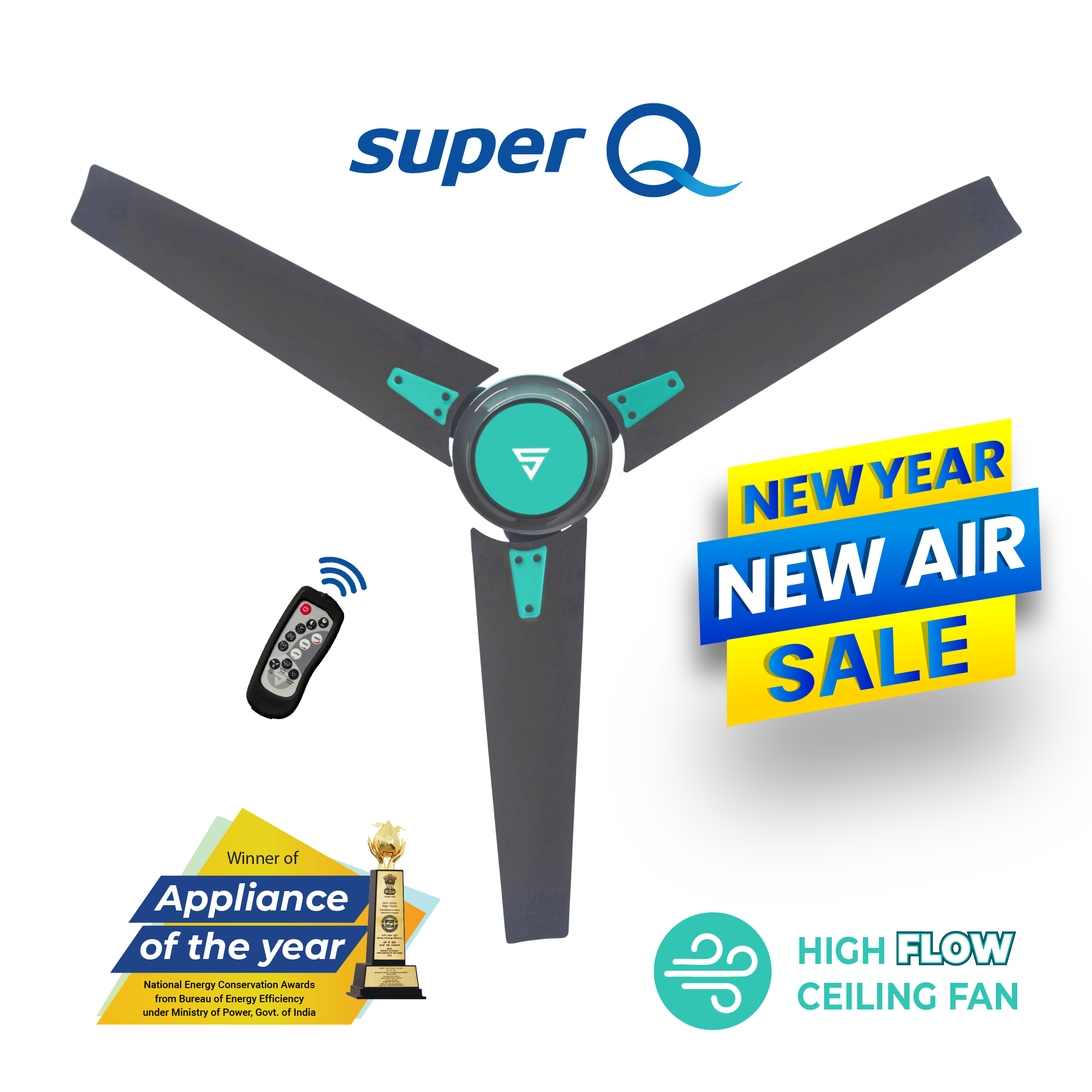 BLDC Ceiling Fans – Superfan