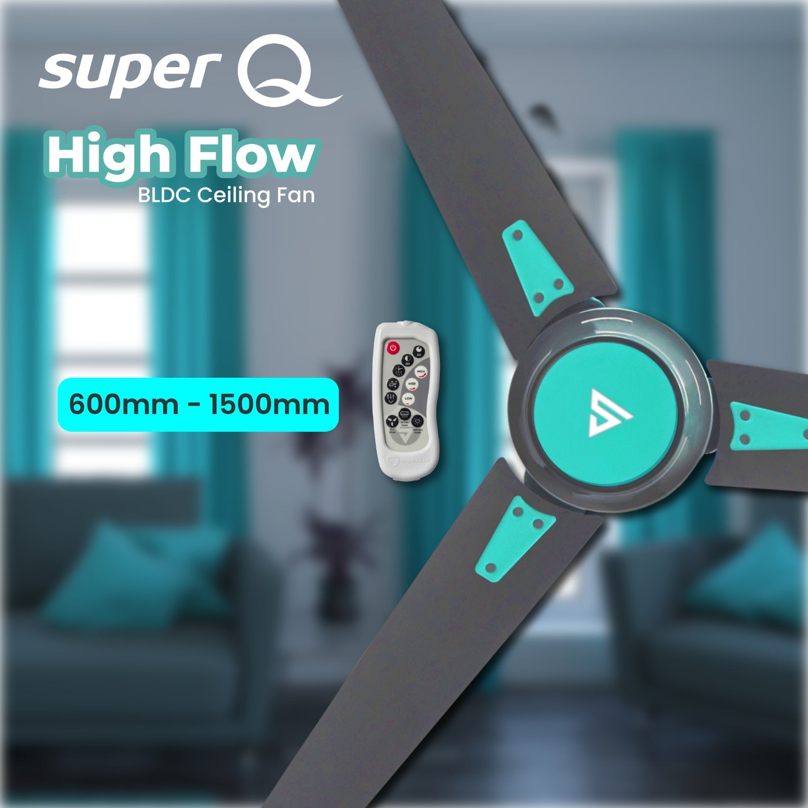 India's First BLDC Ceiling Fan | 5 Years Warranty – Superfan