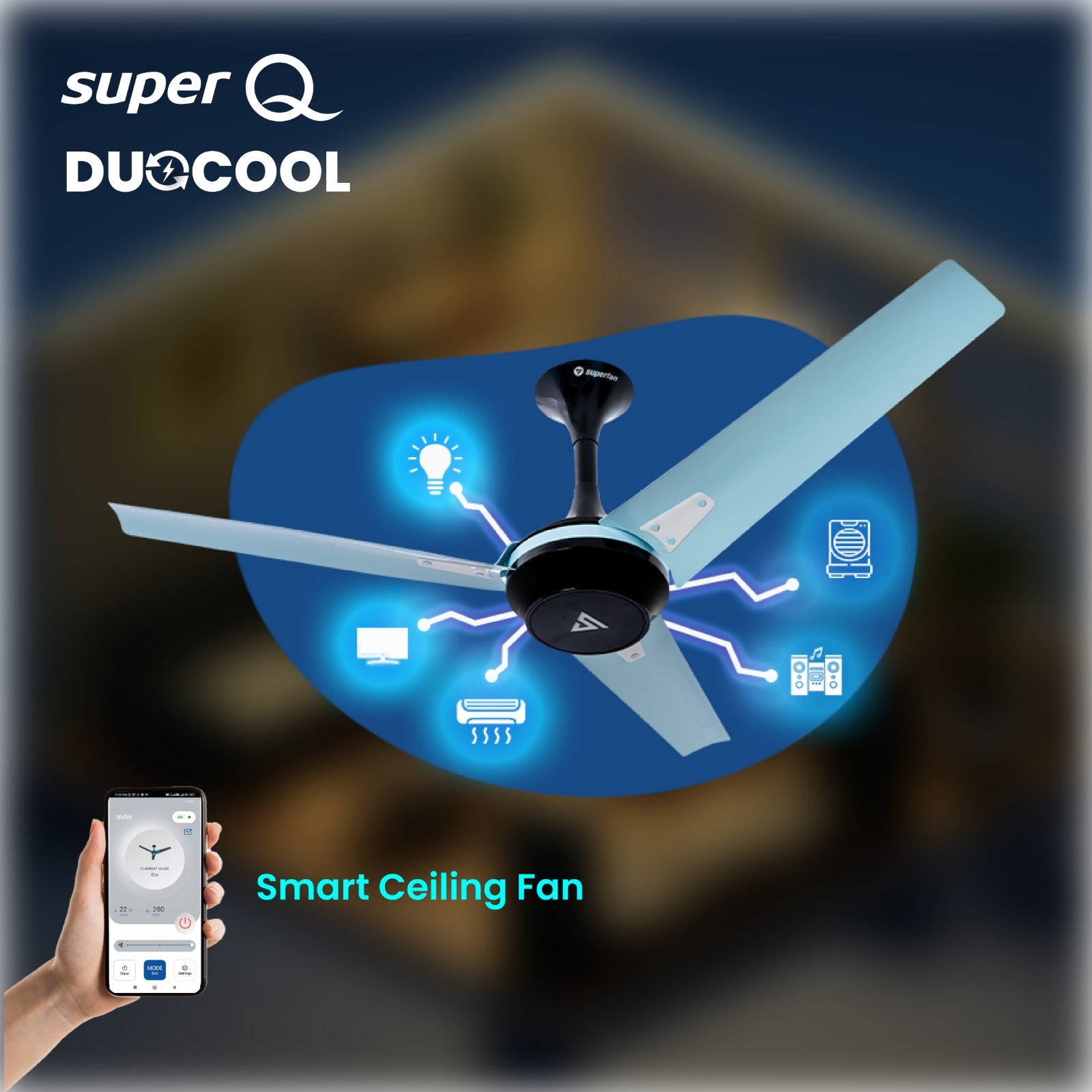 India's First BLDC Ceiling Fan | 5 Years Warranty – Superfan